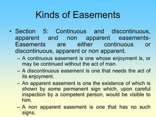 1015_Easement, nature and characteristics and extinction.ppt