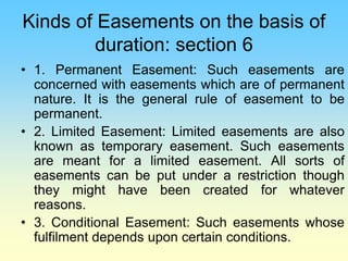1015_Easement, nature and characteristics and extinction.ppt