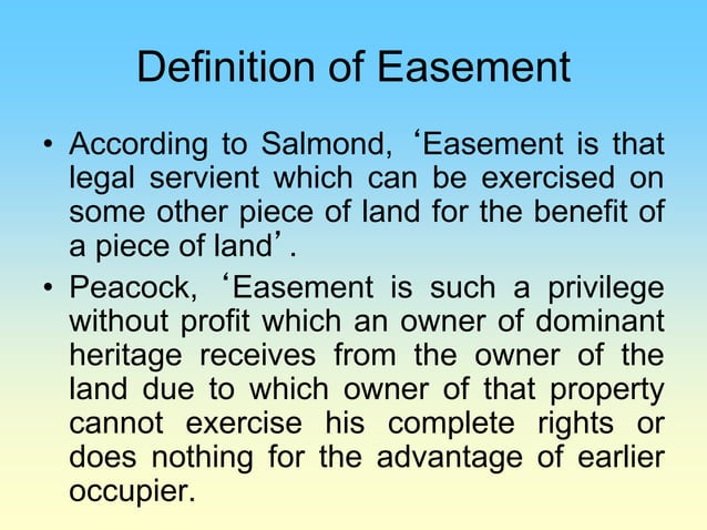 1015_Easement, nature and characteristics and extinction.ppt
