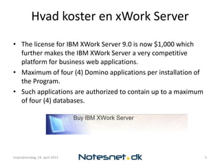 Inspirationsdag 24. april: IBM XWork server | PPTX