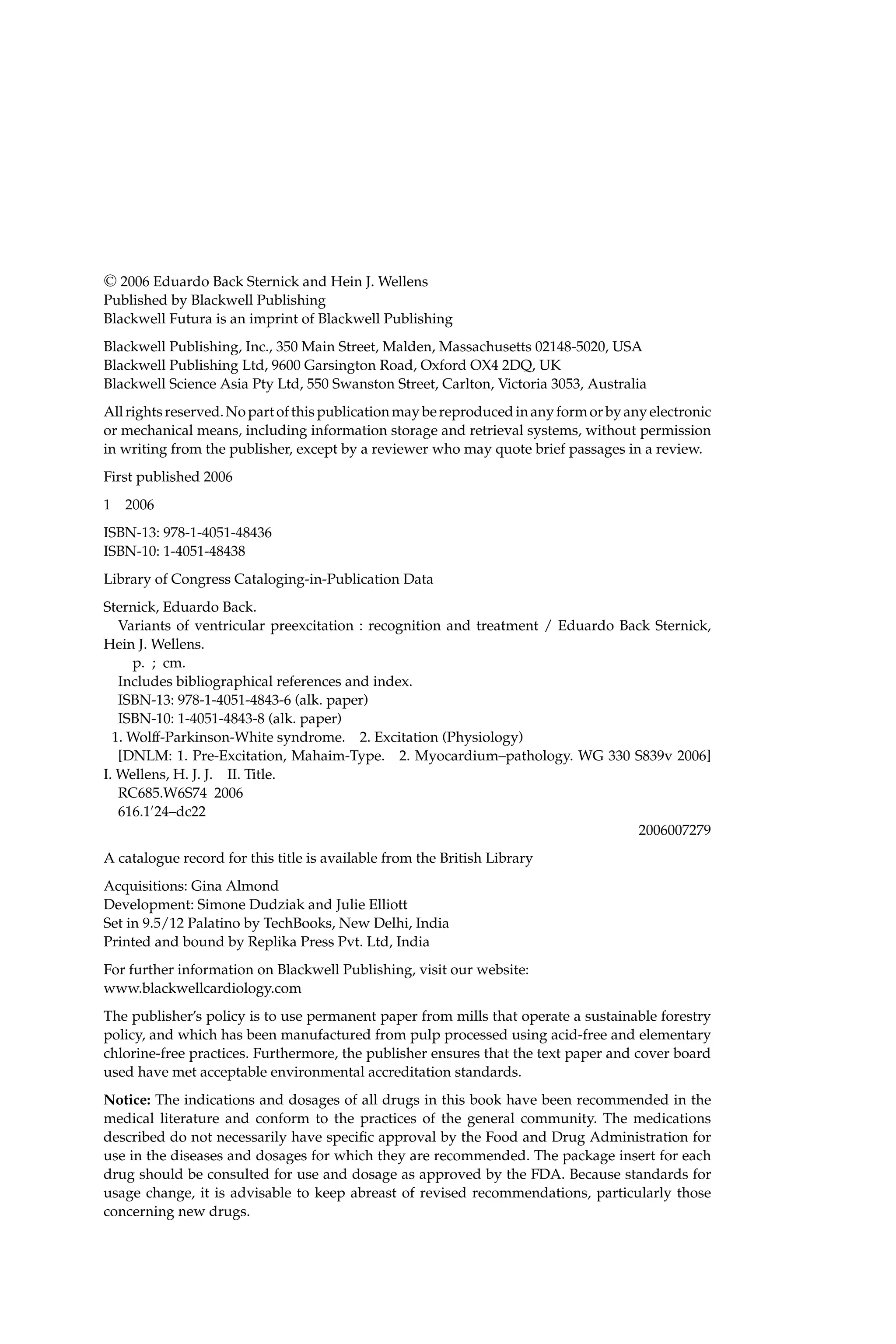 Variants of Ventricular Preexcitation Recognition and Treatment 1st ...