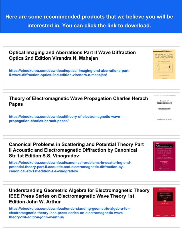 Electromagnetic Wave Diffraction by Conducting Screens 2nd Edition A. S. Ilyinsky (Editor) | PDF