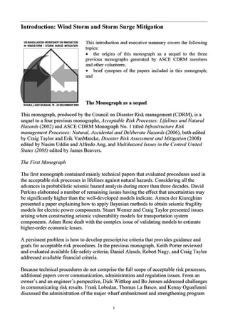 Wind storm and storm surge mitigation Nassim | PDF