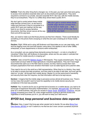 How a Minnesota Law Firm Brings Mission Critical Security To Myriad Mobile Devices | PDF