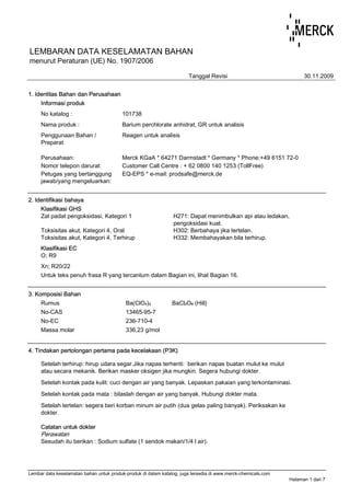 BAHAN BERBAHAYA | PDF