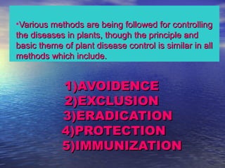PLANT DISEASE CONTROL | PPT