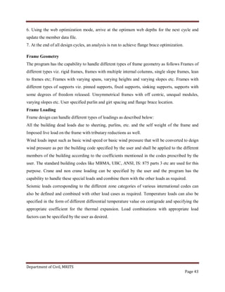 101804898 project-report-of-pre-engineered-steel-building | PDF