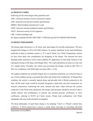 101804898 project-report-of-pre-engineered-steel-building | PDF