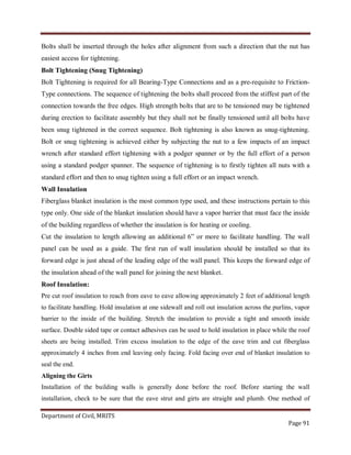 101804898 project-report-of-pre-engineered-steel-building | PDF