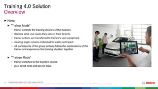 Bosch Technical Trainings Supported by Augmented Reality | PDF