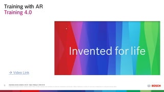 Bosch Technical Trainings Supported by Augmented Reality | PDF