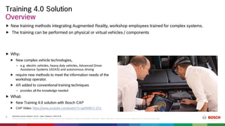 Bosch Technical Trainings Supported by Augmented Reality | PDF