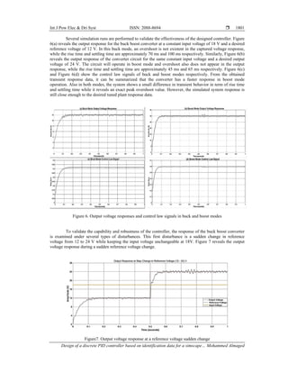 Design of a discrete PID controller based on identification data for a simscape buck boost ...