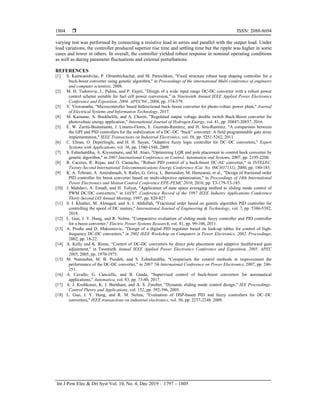 Design of a discrete PID controller based on identification data for a ...