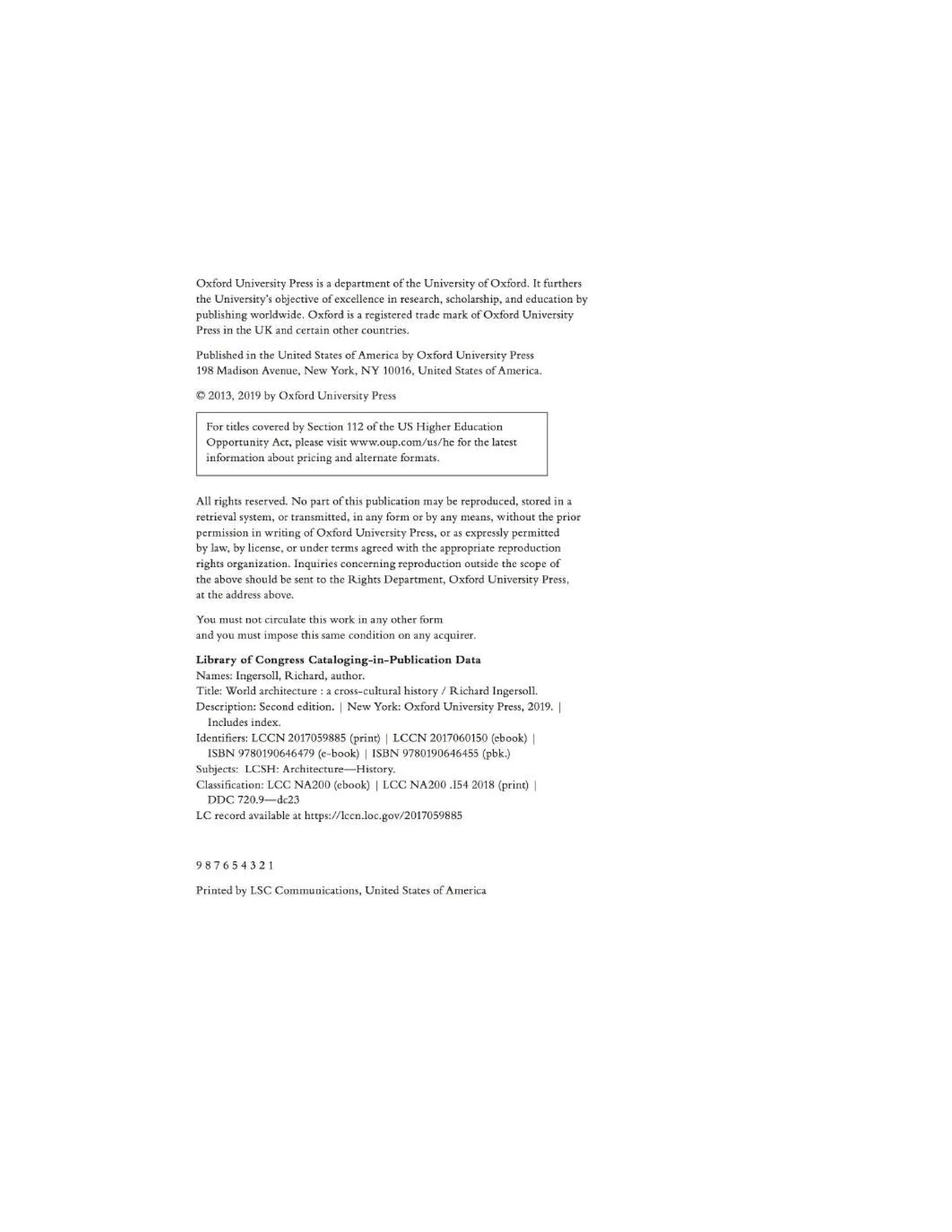 World Architecture A Cross Cultural History 2nd Edition Richard ...