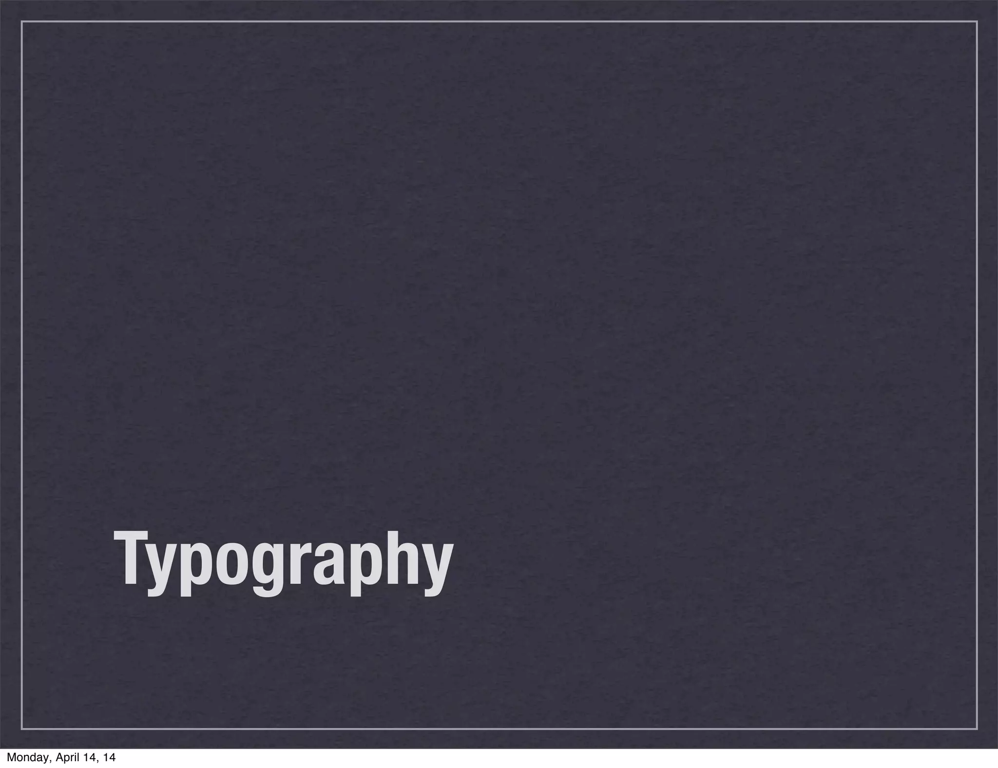 Intro to Typography | PDF