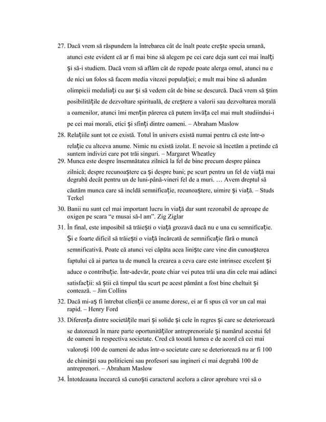 101 citate motivationale | DOC