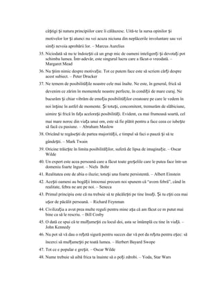 101 citate motivationale | DOC