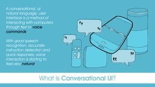 101 Conversational User Interfaces | PDF | Computing | Technology & Computing