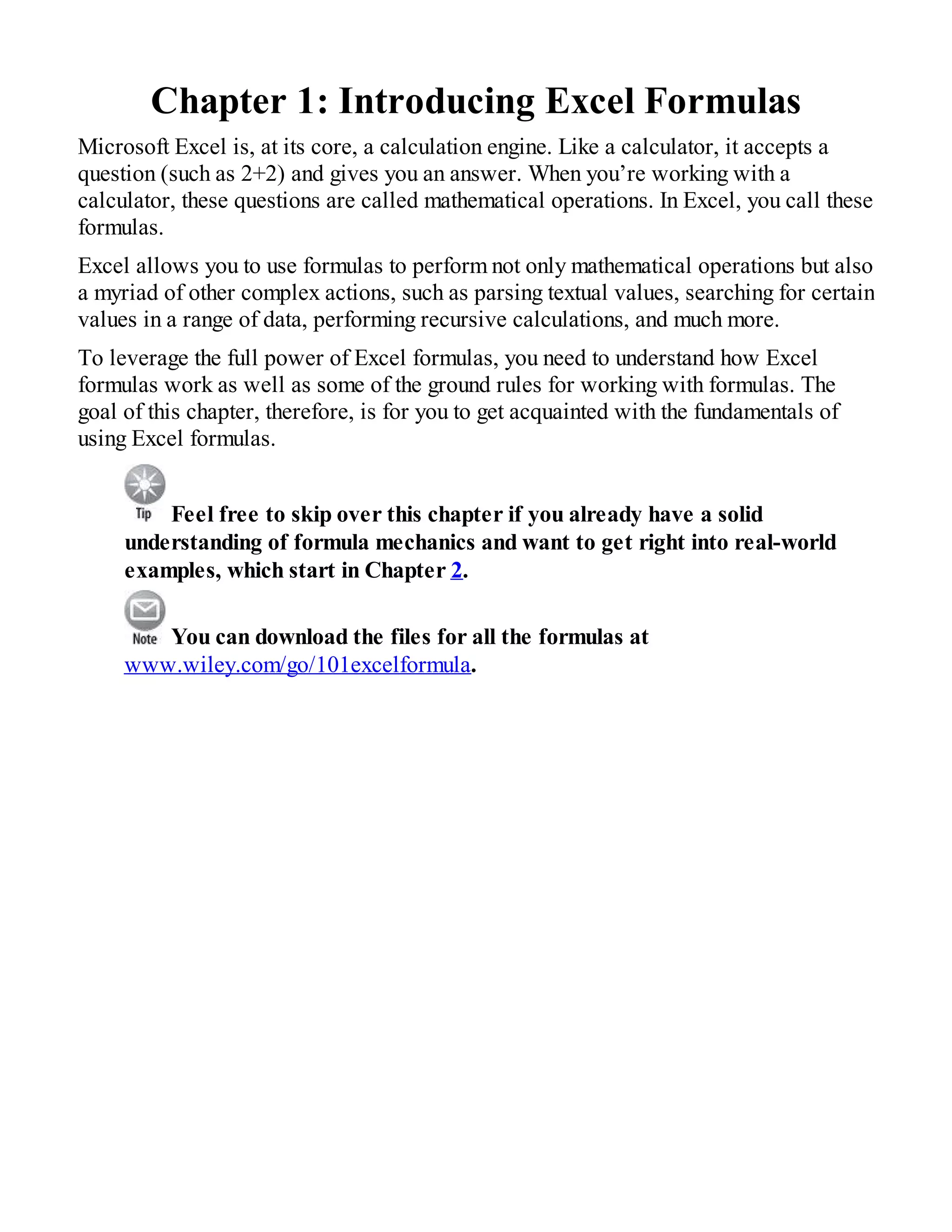 101 Excel Formulas .pdf | Business Accounting & Finance | Business