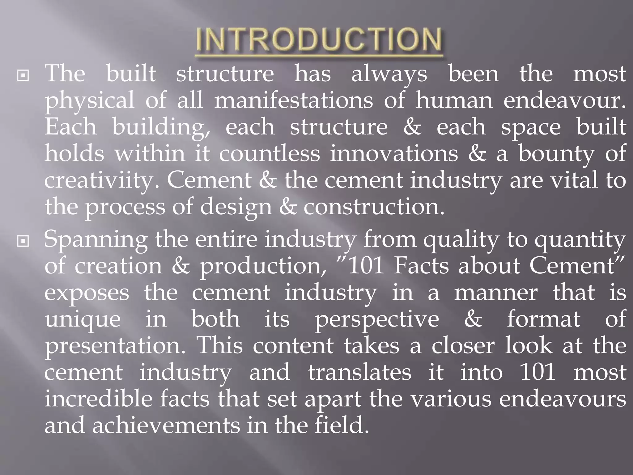 101 FACTS ABOUT CEMENT.pptx