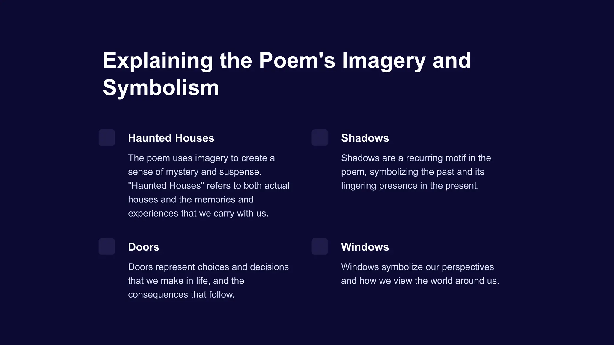 Haunted Houses by H W Longfellow for class 10 | PPTX
