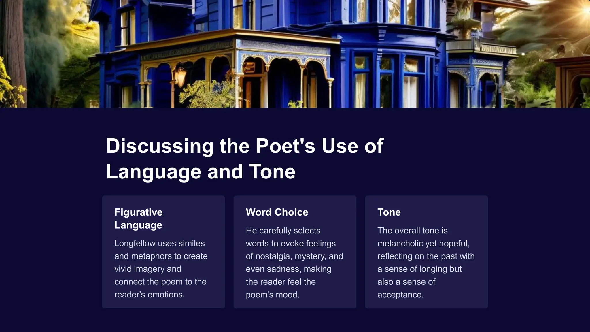 Haunted Houses by H W Longfellow for class 10 | PPTX