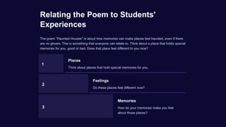 Haunted Houses by H W Longfellow for class 10 | PPTX