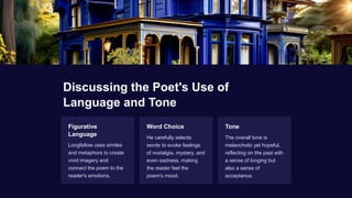 Haunted Houses by H W Longfellow for class 10 | PPTX