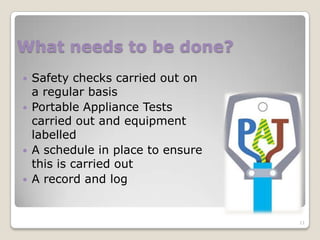 Unit 101 health and safety in the Facilities Industry | PPTX | Injuries ...