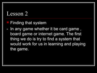 101 in learning chess | PPT