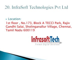 101 IT Companies in Chennai You should know before starting your job ...