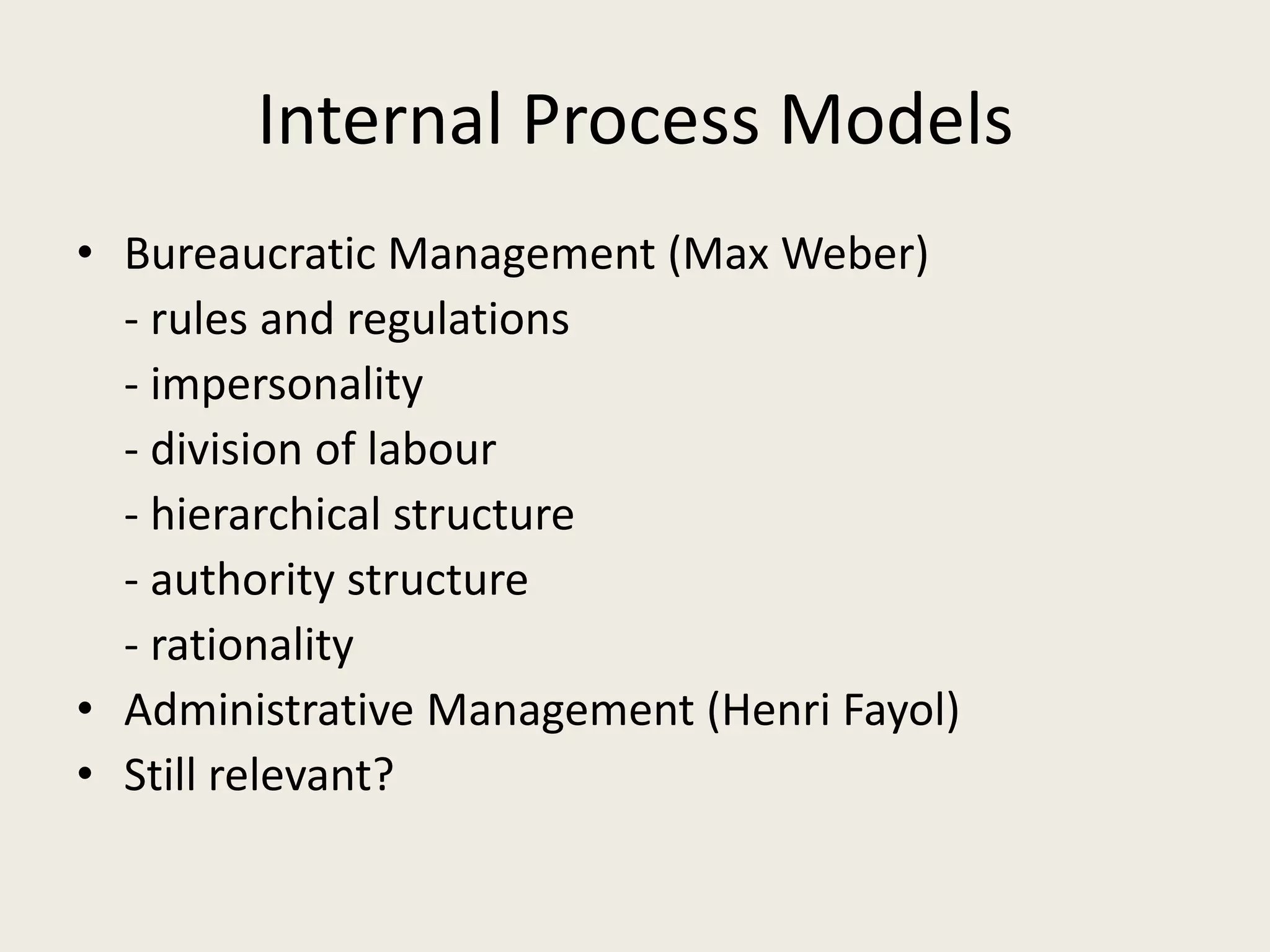 101 lect3 models_management | PPT