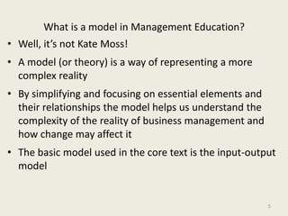 101 lect3 models_management | PPT