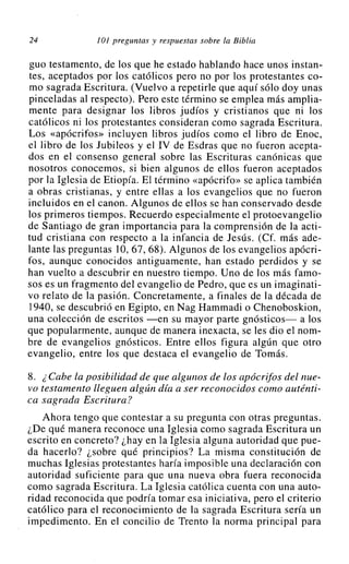 101 preguntas y respuestas sobre la biblia raymond e brown | PDF