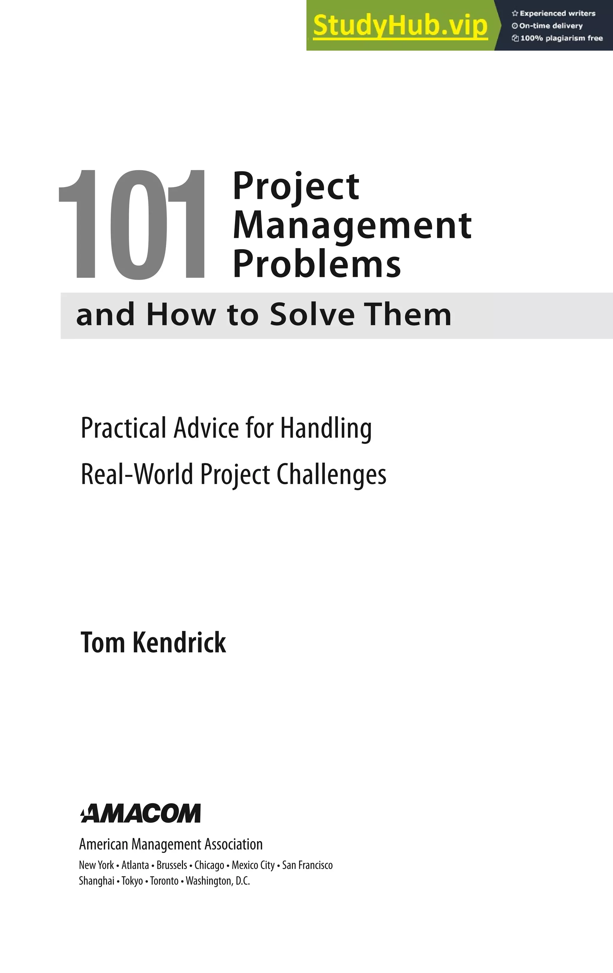 101 Project Management Problems And How To Solve Them | PDF | Business ...