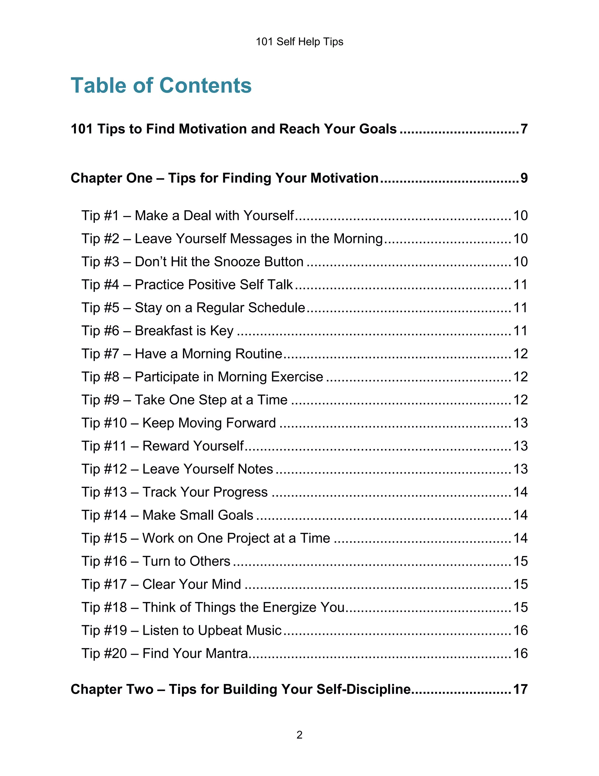 101 Self Help Tips.pdf
