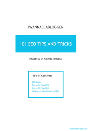 101 seo tips and tricks | PDF