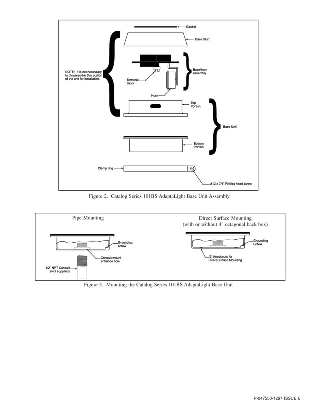 Edwards Signaling 101SINHG-G1 Installation Manual | PDF