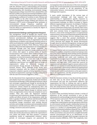Task Environment and Organisational Responsiveness in Nigerian Banks | PDF | Green Solutions ...