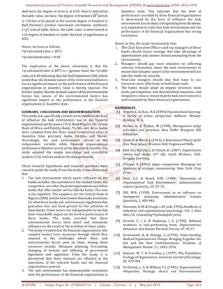 Task Environment and Organisational Responsiveness in Nigerian Banks | PDF | Green Solutions ...