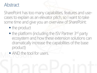 101: The Basics "What is this thing called SharePoint?" | PPTX