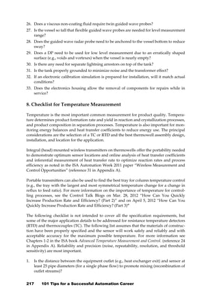 101 Tips for a Successful Automation Career Appendix C | PDF