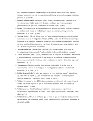101 términos de investigación | DOCX