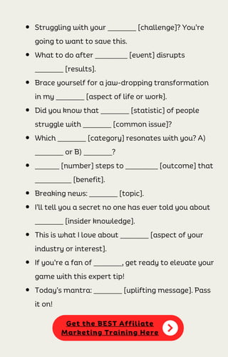 101 Viral Hook Ideas - You Never Knew You Needed | PDF