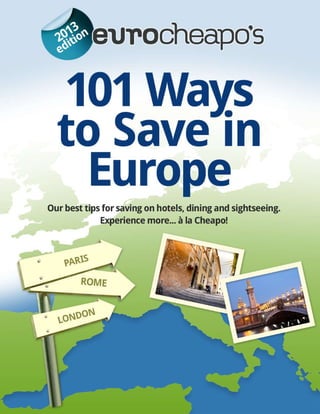 101 ways to save in europe | PDF