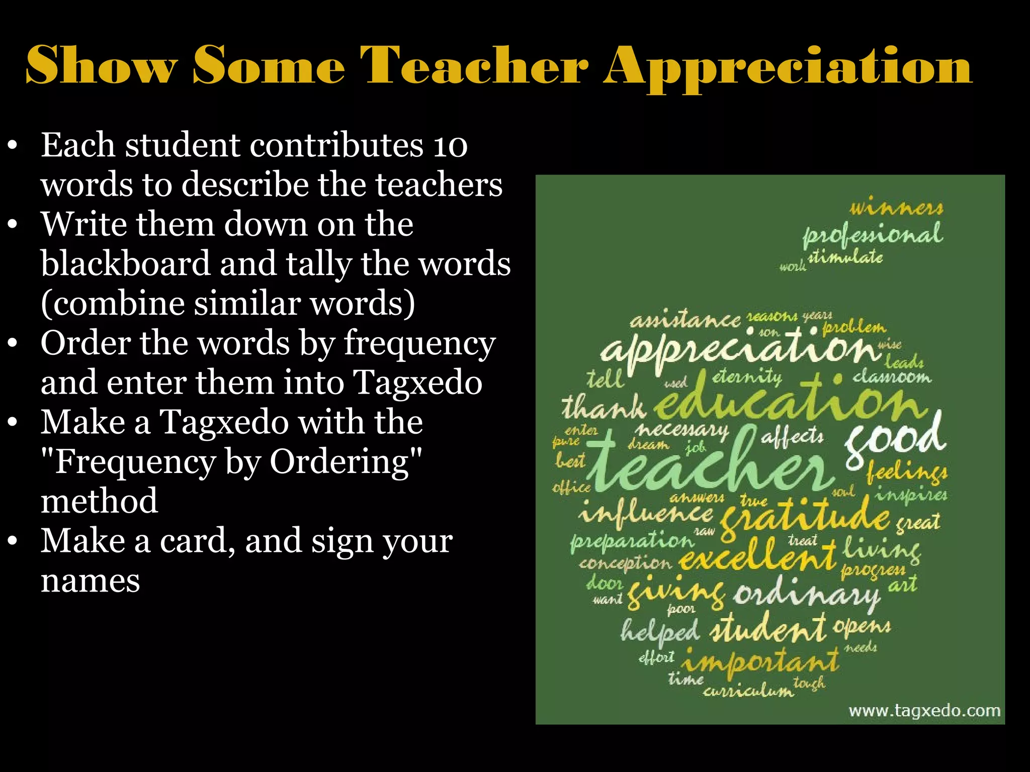 101 ways to_use_tagxedo | PPT