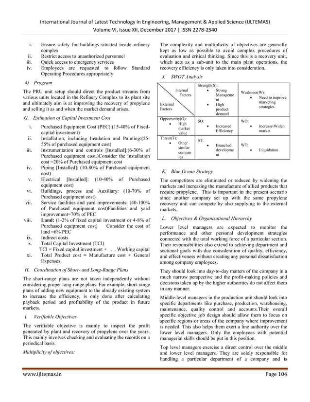 Management of Propylene Recovery Unit | PDF