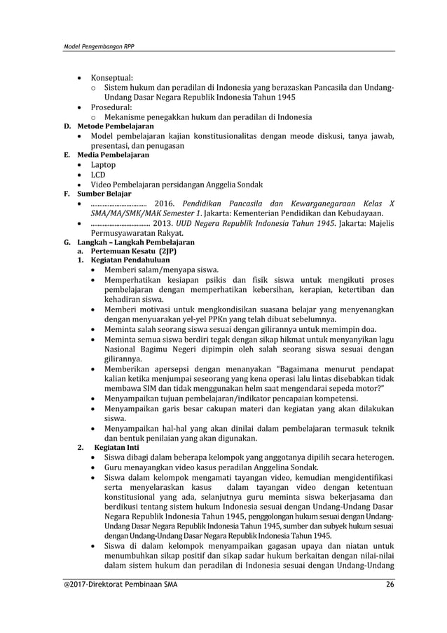 102. model pengembangan rpp | PDF