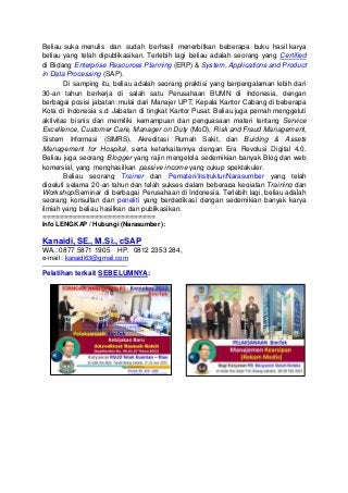 Silabus BimTek _"Kebijakan Baru STANDAR AKREDITASI Rumah Sakit" (KepmenKes Tahun 2022) | DOCX